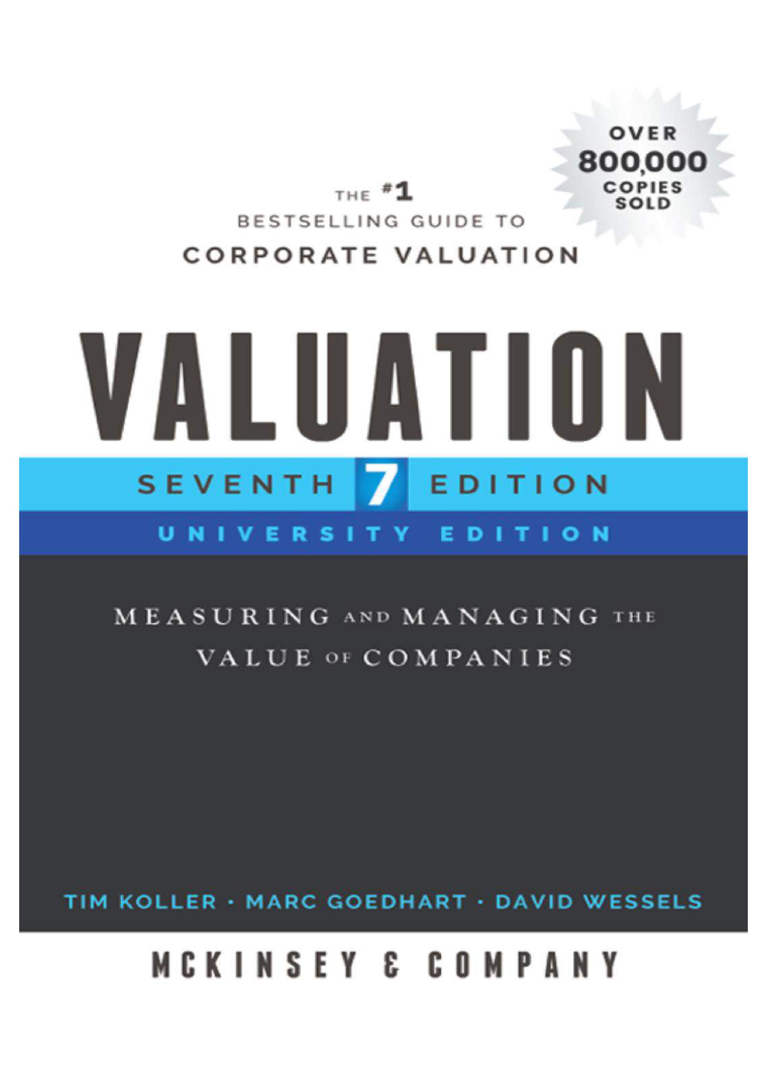 Valuation Mckinsey 7th edition - 金融学（理论版） - 经管之家(原人大经济论坛)